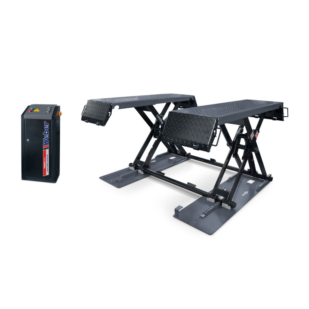 Ponte sollevatore Weber a forbice mobile KHB-1000E | Atrezzature da ...